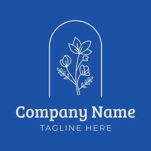 Free Logo Maker Online :856 Floral Logo Design